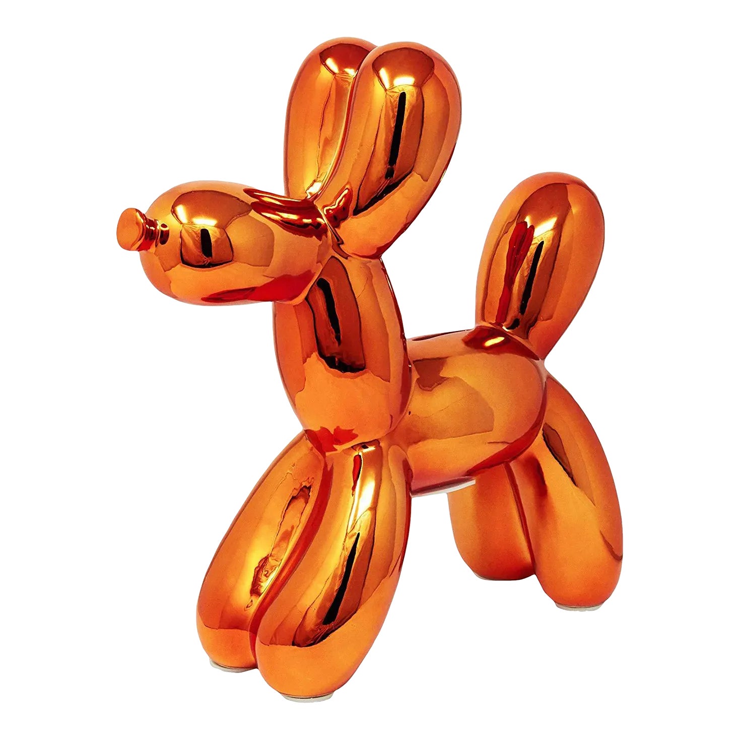 Interior Illusions Plus Copper Balloon Dog Bank | Chairish