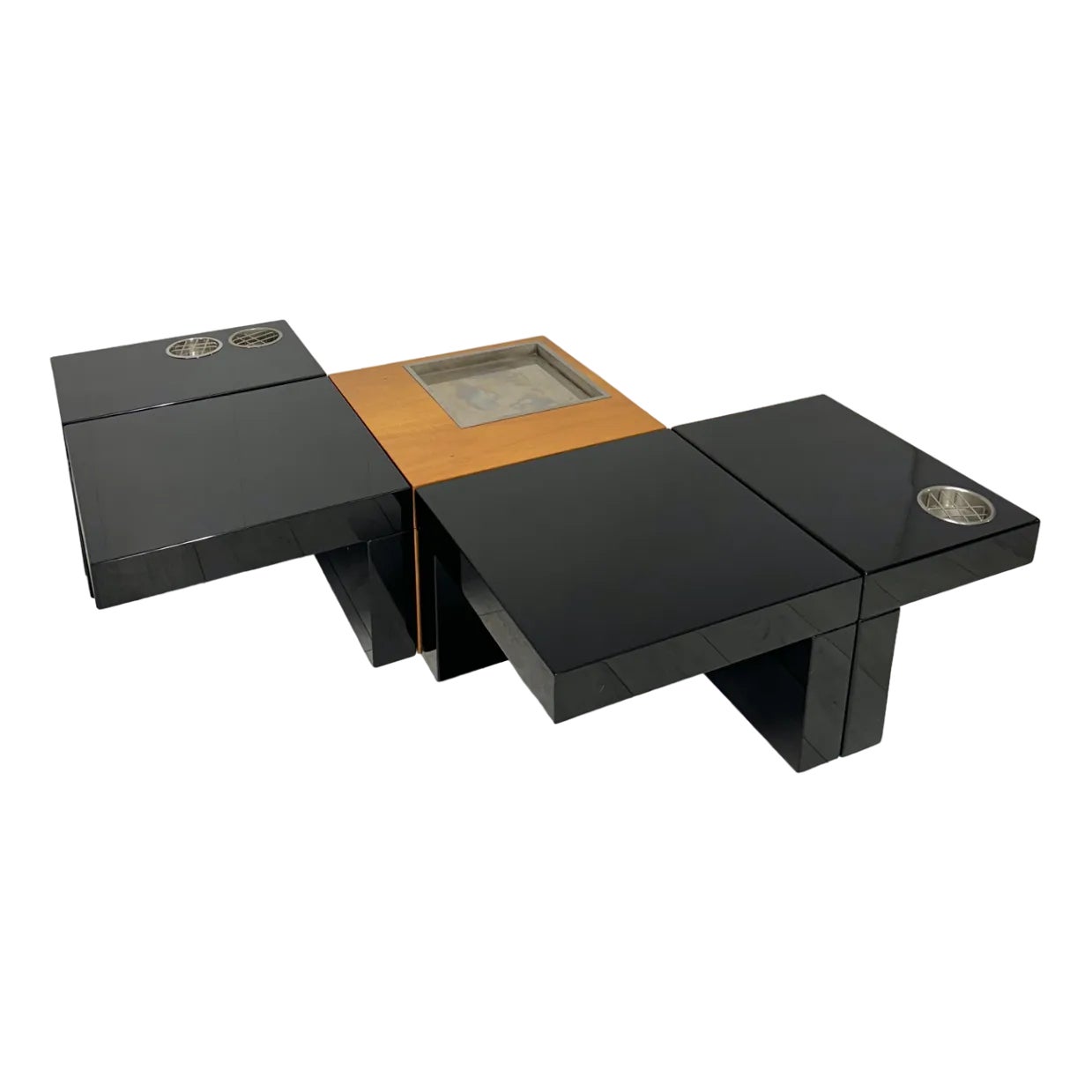 Modular Model Nac Coffee Tables by Cesare Augusto Nava, Italy, 1970s ...