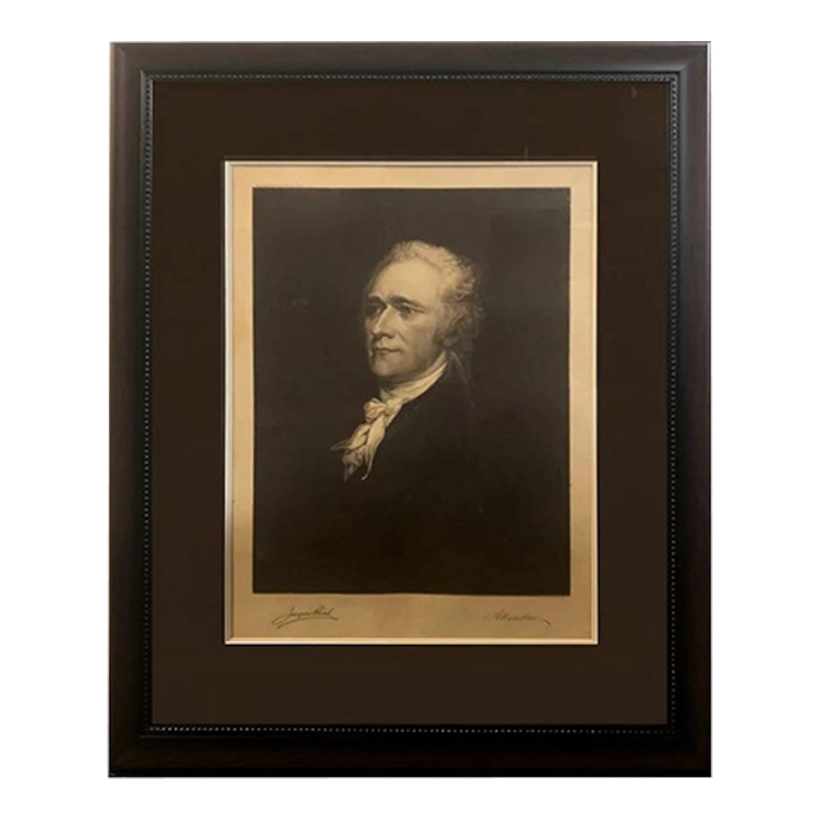 Portrait of Alexander Hamilton, Signed by Jacques Reich, Etching, Circa ...