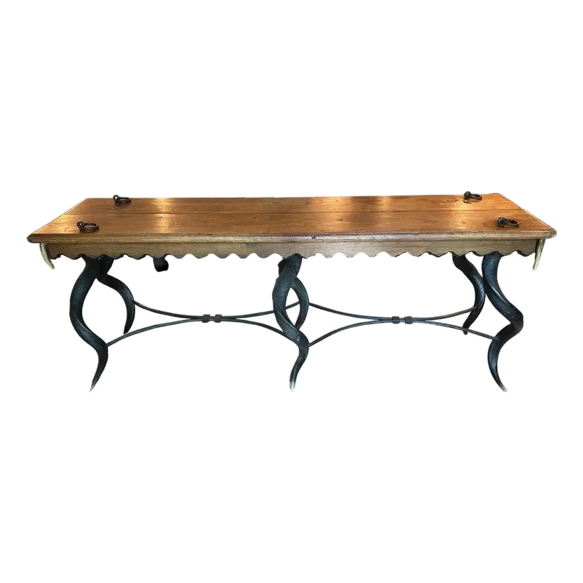 Scandinavian Hunt Lodge Table - Vintage | Chairish