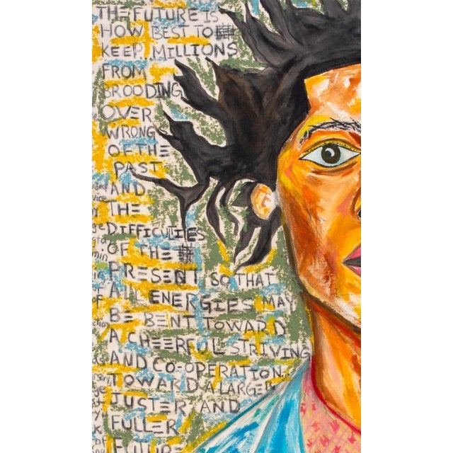 Orielle Caballos Ode to Basquiat Acrylic on Canvas | Chairish