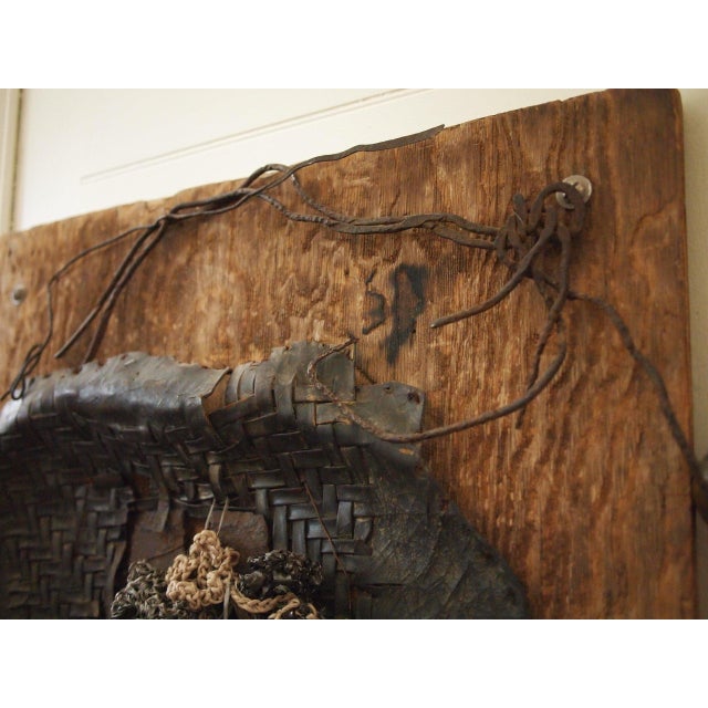 Vintage Large Tribal Brutalist Mid-Century Modern Outsider Folk Art ...