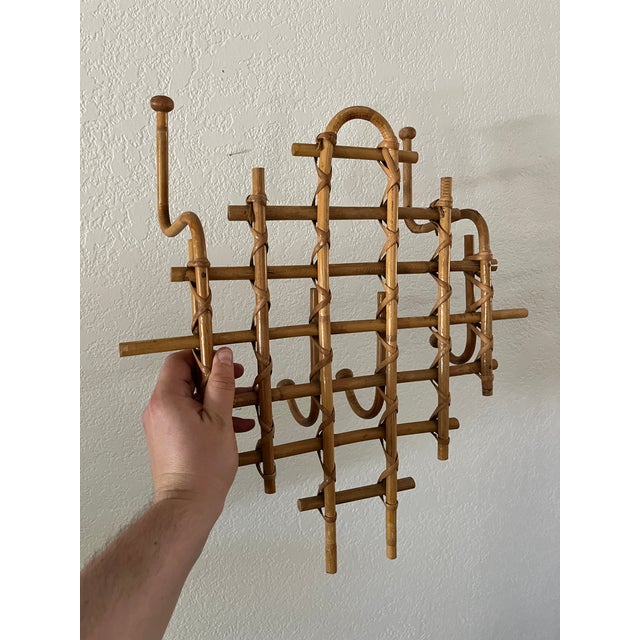 Vintage French Bamboo Wall Hook | Chairish