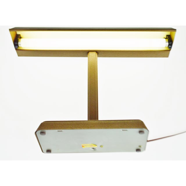Mid Century Modern Metal Bankers Desk Lamp | Chairish
