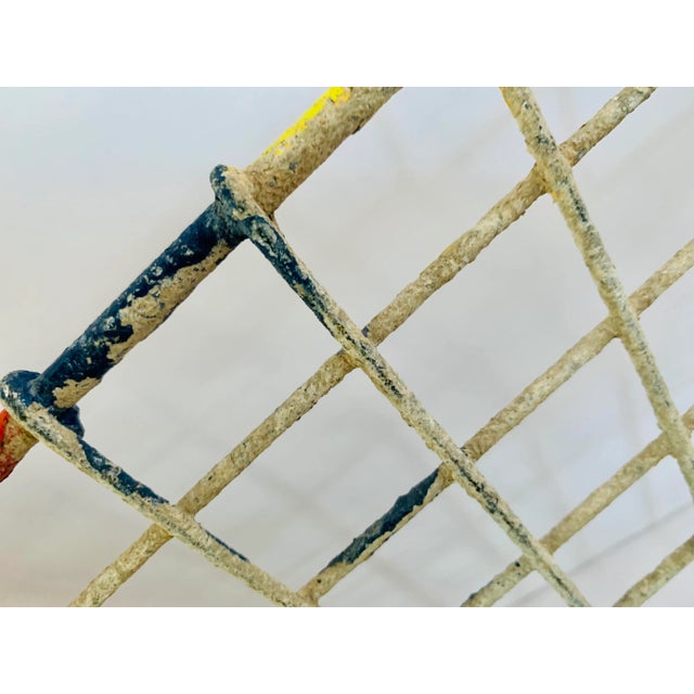 1930's Vintage French Wire Oyster Baskets Color Coded to Identify the ...