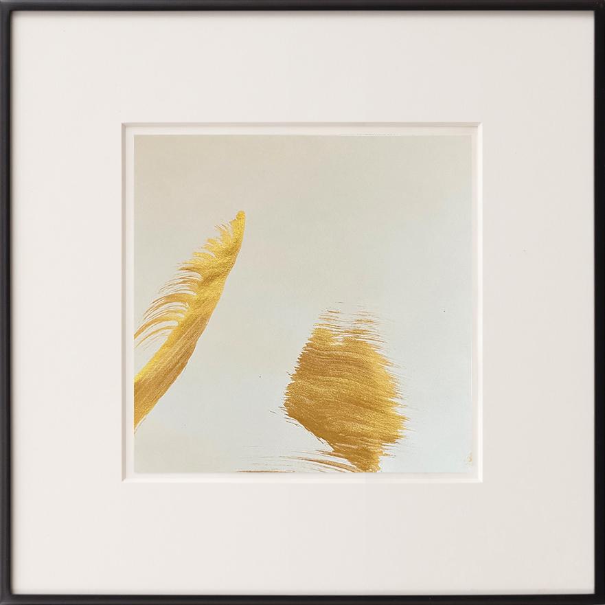 Sumi Ink Painting Gold No.2 by Fanyu Lin (2023) | Chairish