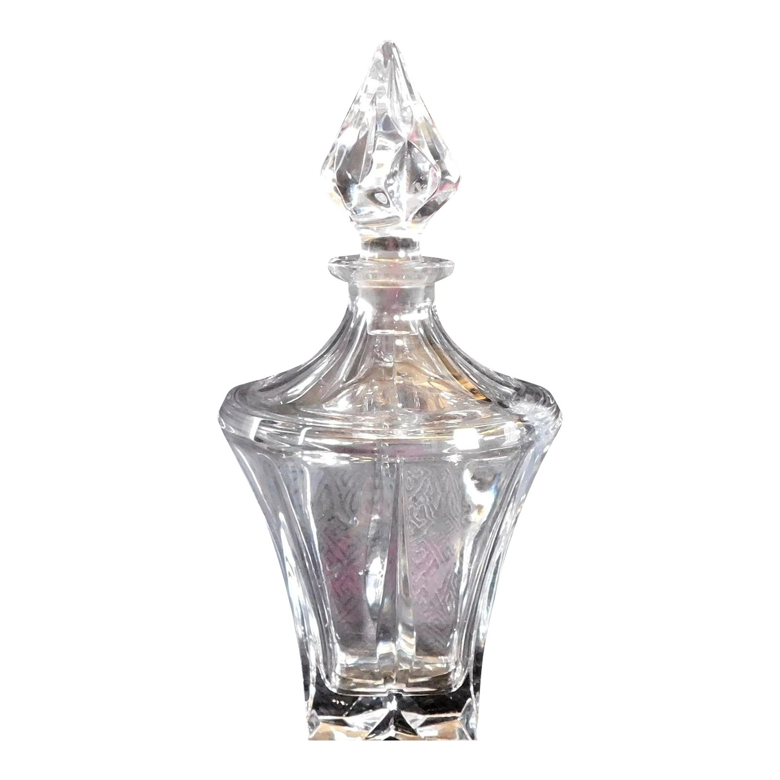 1990s Lenox Ovations Oasis 13 Inch Cut Crystal Decanter | Chairish