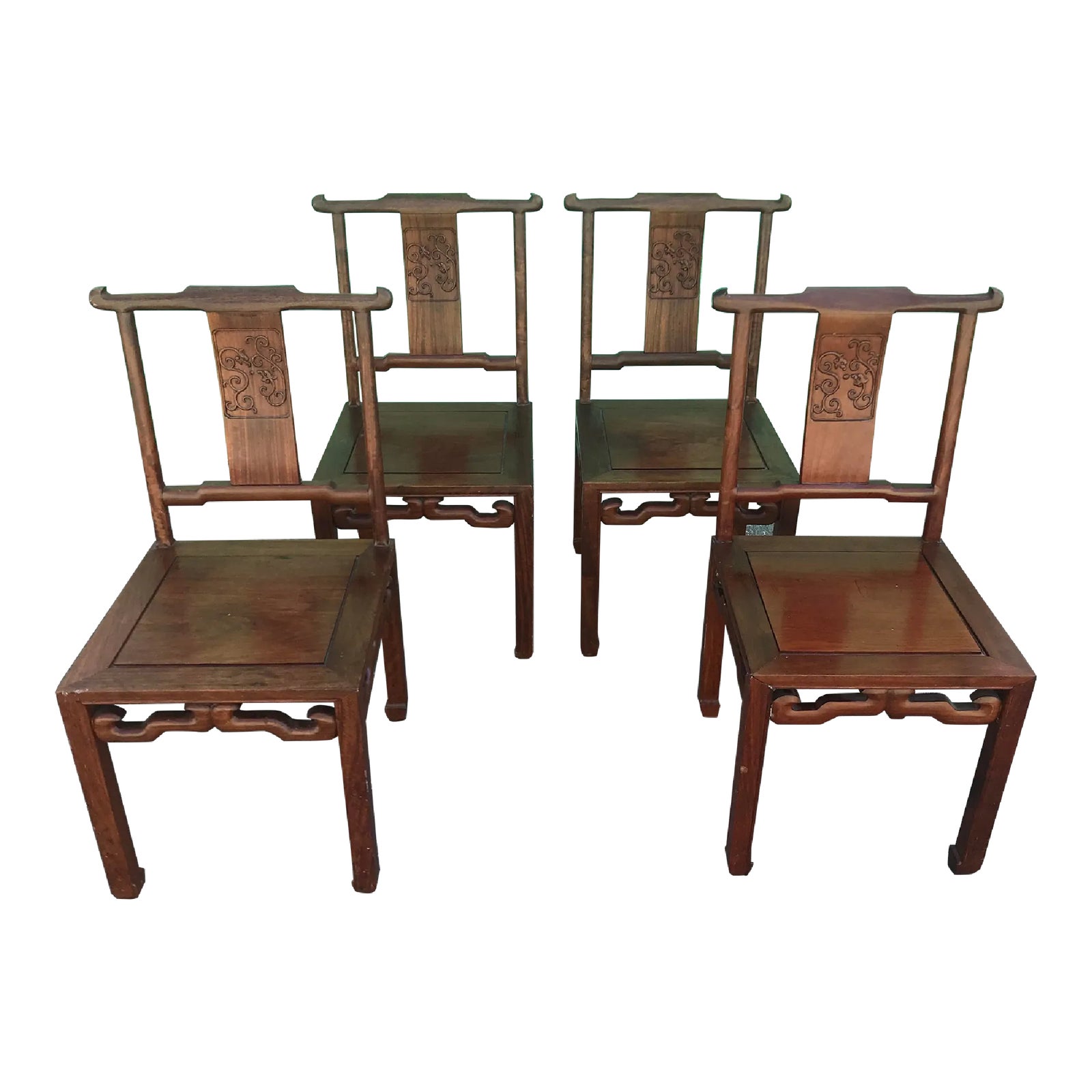 Shangri La Collection - Ming Design Magazine Chairs - Set of 4 | Chairish