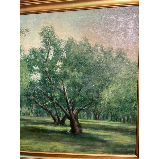 Early 20th Century Wooded Meadow Landscape Painting by Gordon Coutts ...