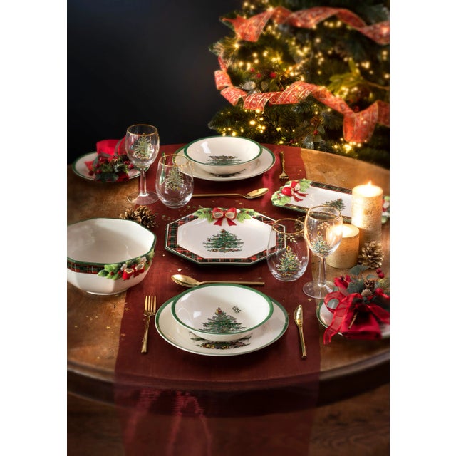 Spode Blue Italian & Brocato Mixed Service for Four Dinnerware Set - 12 ...