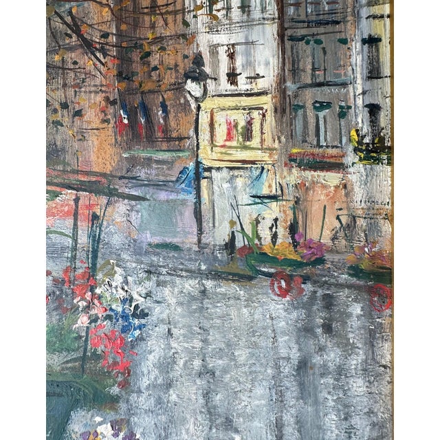 Original Serge Belloni Parisian Cityscape. Signed Framed Autumn ...