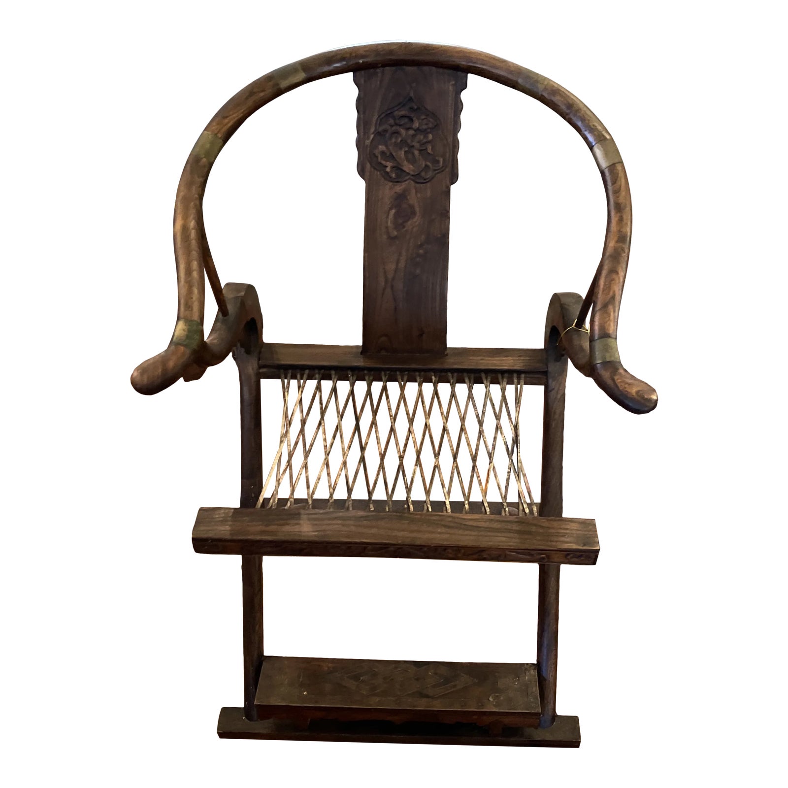 Late 18th Century Antique Emperor's Chair | Chairish