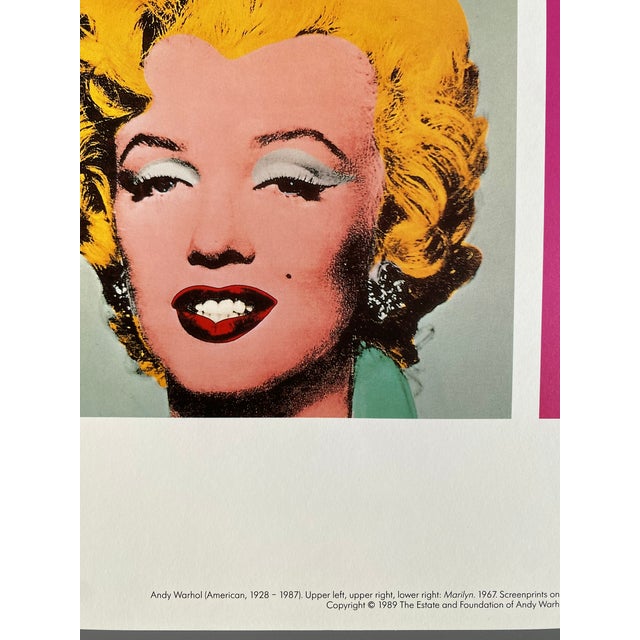 1989 Andy Warhol Estate "Four Marilyns - 1964/1967" Pop Art Vintage ...