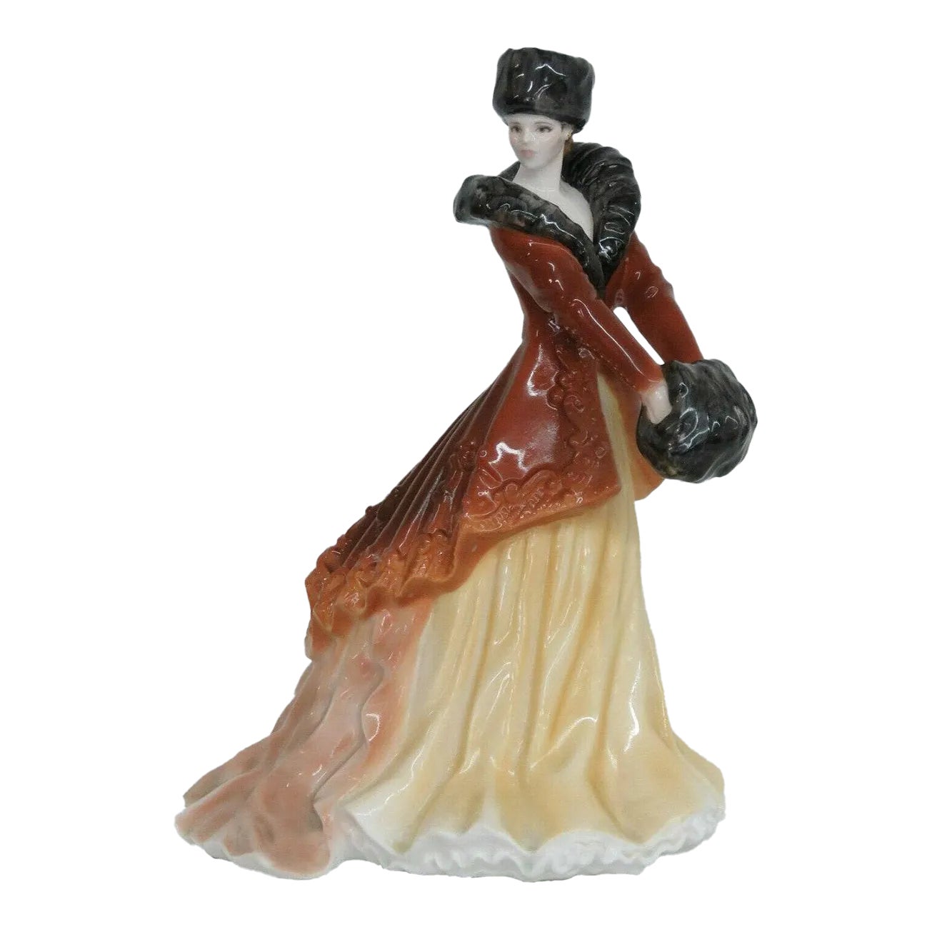 Royal Worcester Natasha Premiere Bone China Figurine | Chairish