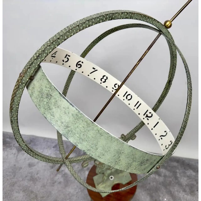 Vintage Swedish Sun Clock or Armillary Sun Dial Attributed to Sune ...