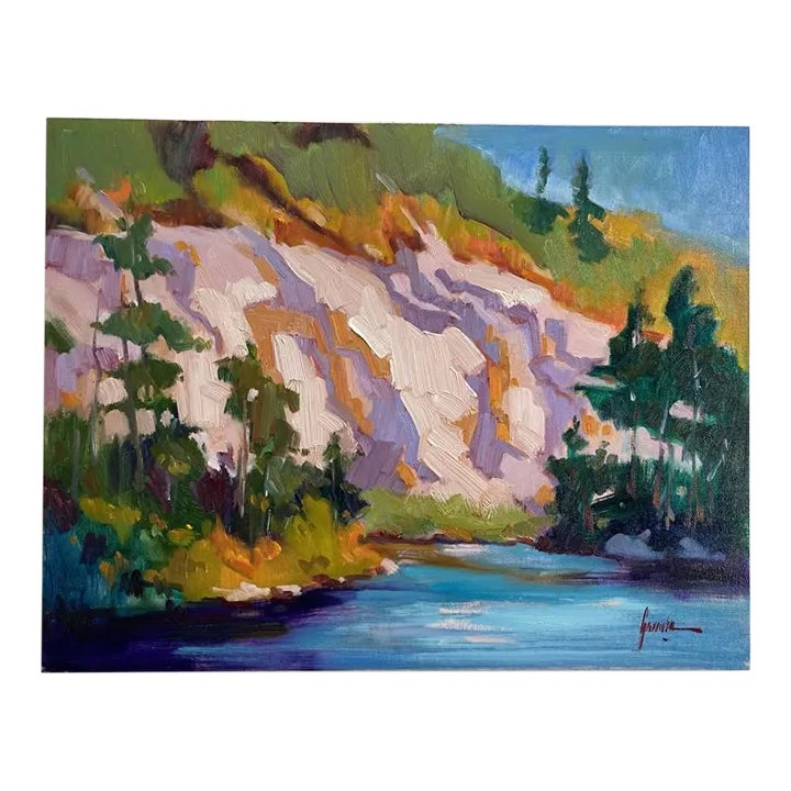 Susan F Greaves Landscape Oil Painting | Chairish
