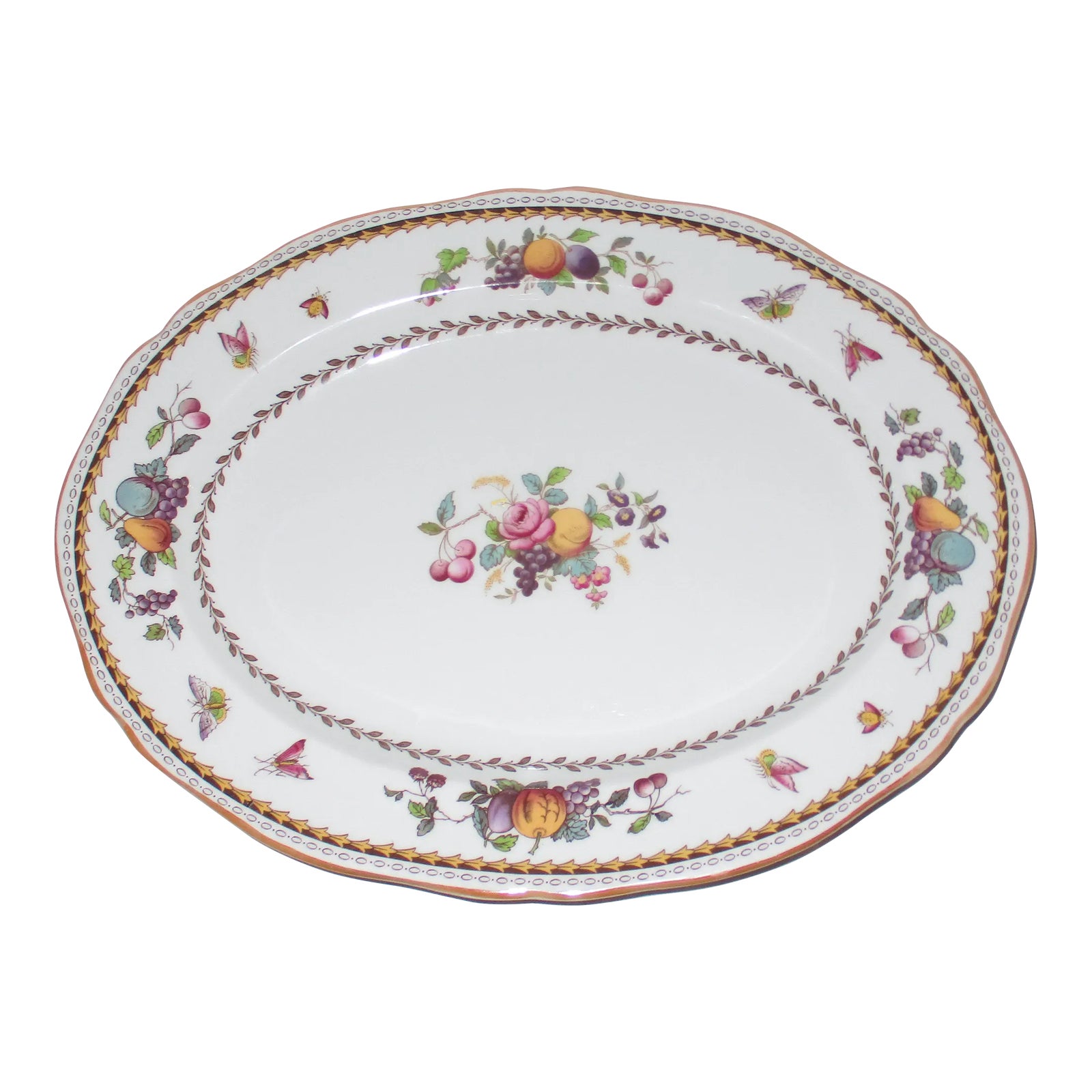 Mid 20th Century Copeland Spode England "Rockingham" 1275" Oval Platter ...