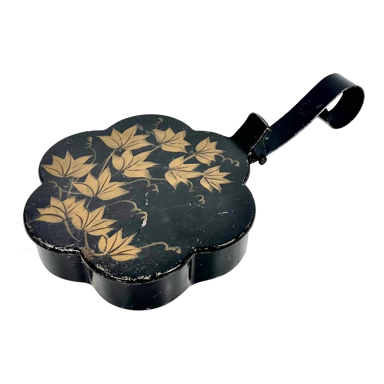 1950’s Tole Painted Silent Butler by Plymouth 1011 | Chairish