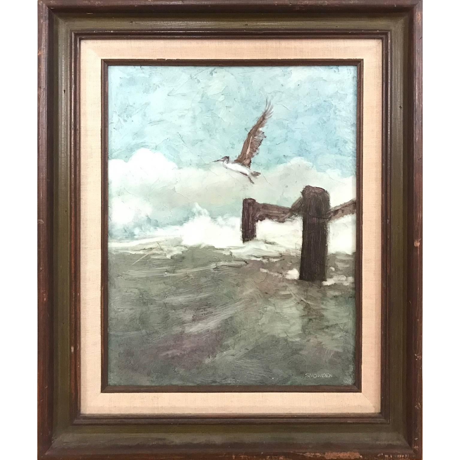 Chester Dixon Snowden 1 Impressionist Texas Coastal Landscape 1970s ...