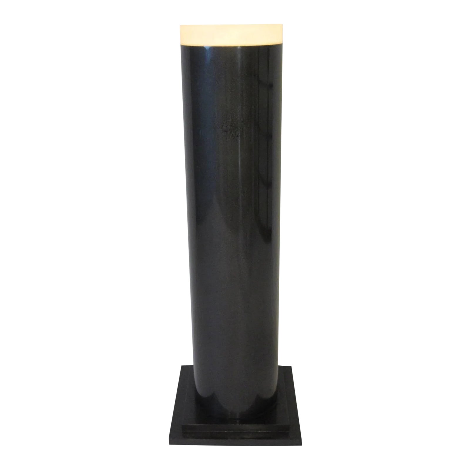 Post Modern Lucite Light Up Column Pedestal by Giovanni | Chairish