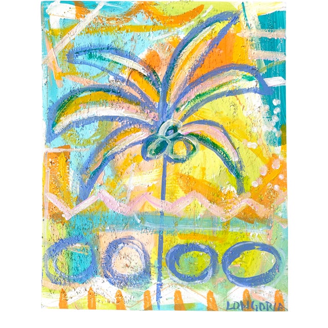 “Palms #20” Abstract Painting by Christina Longoria | Chairish