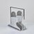 Aluminum Silhouette Magazine Rack | Chairish