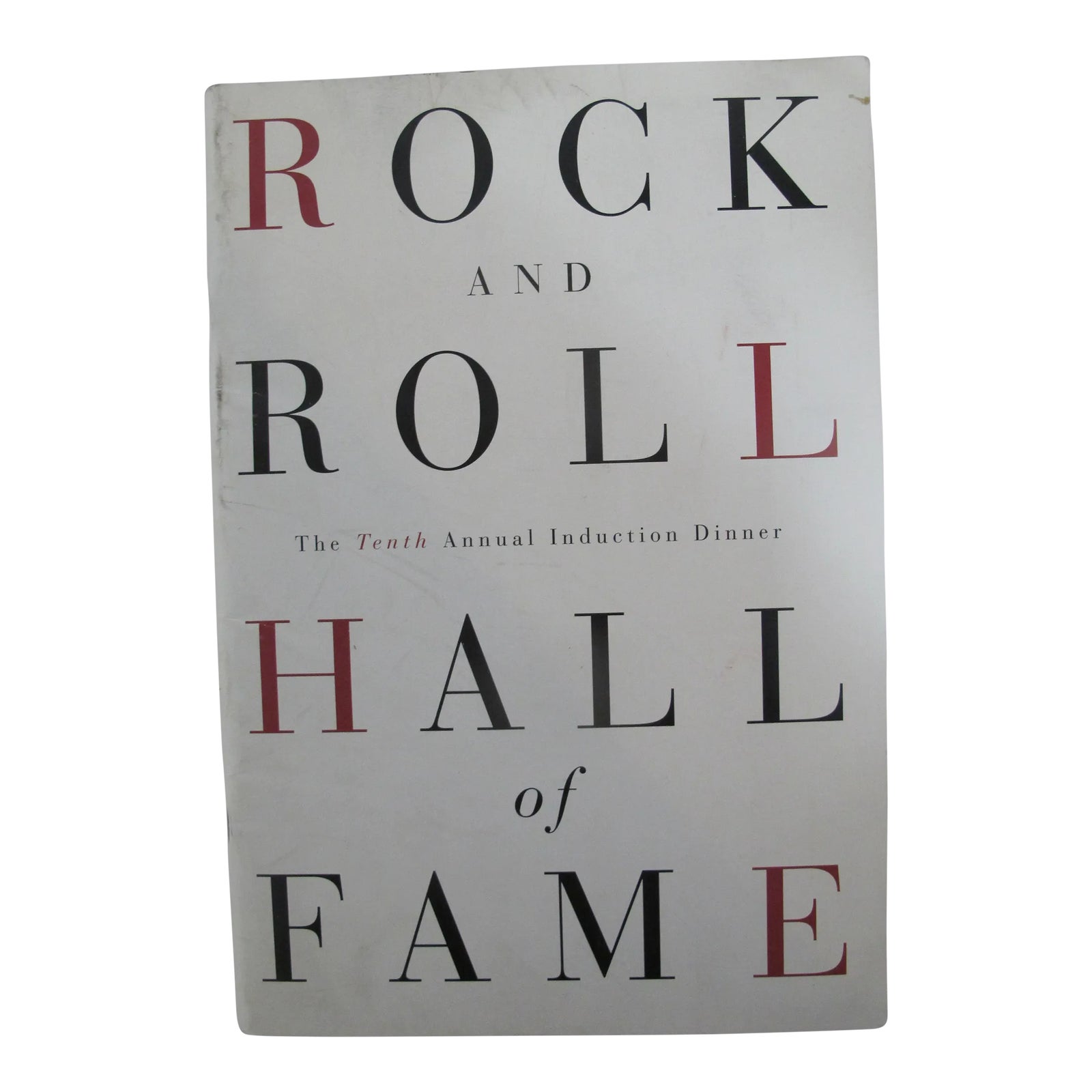 Rock & Roll Hall of Fame 10th Annual 1995 Program Book Led Zeppelin ...