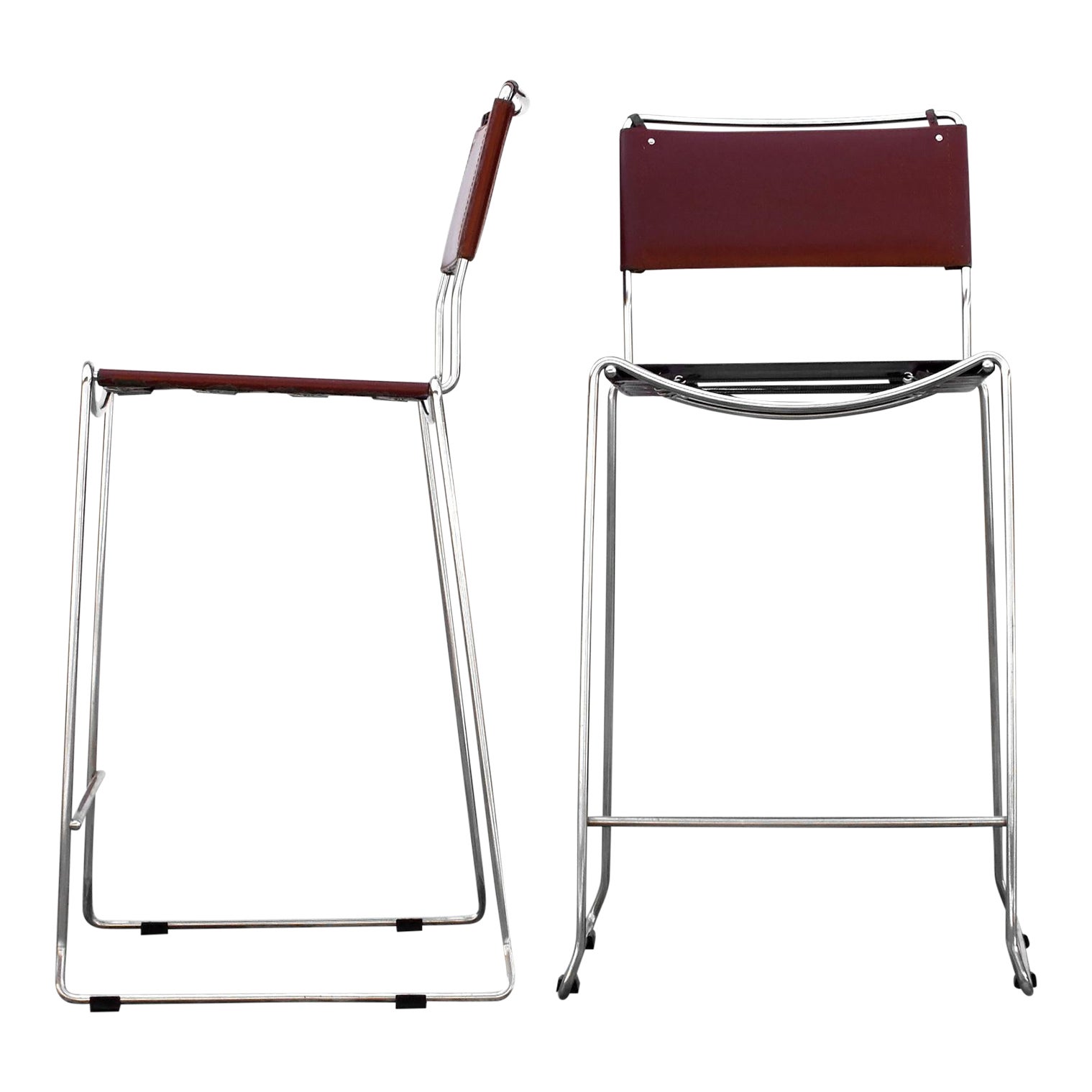 1970s Alias Italy Production Counter Stools by Belotti Giandomenico ...