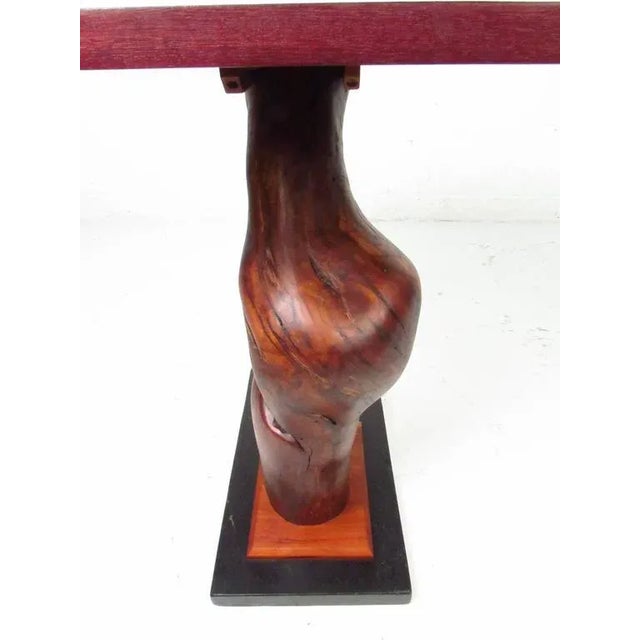Late 20th Century Studio Made Sculptural Root End Table | Chairish