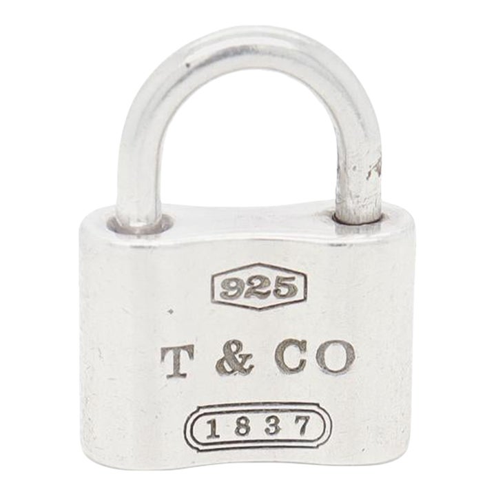 Vintage Tiffany & Co. 1837 Sterling Silver Padlock or Lock Charm ...