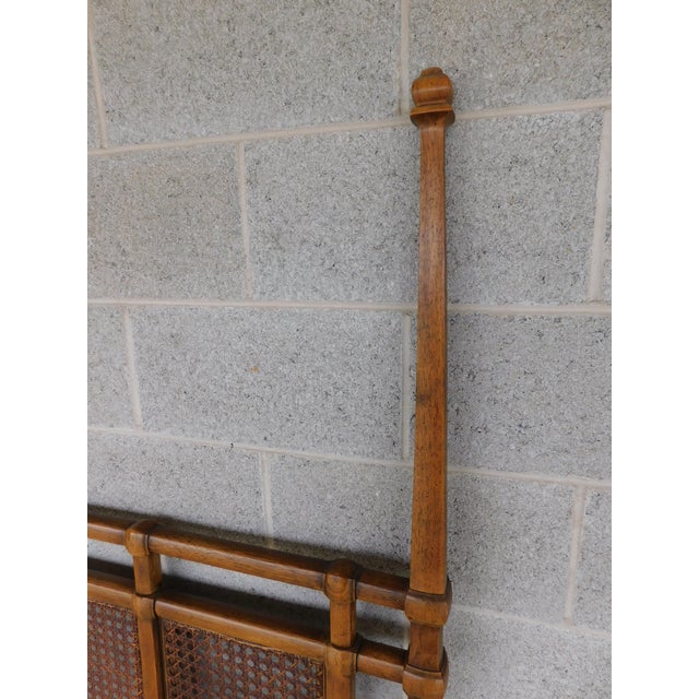 Drexel Heritage Accolade Campaign Style Queen Size Headboard | Chairish