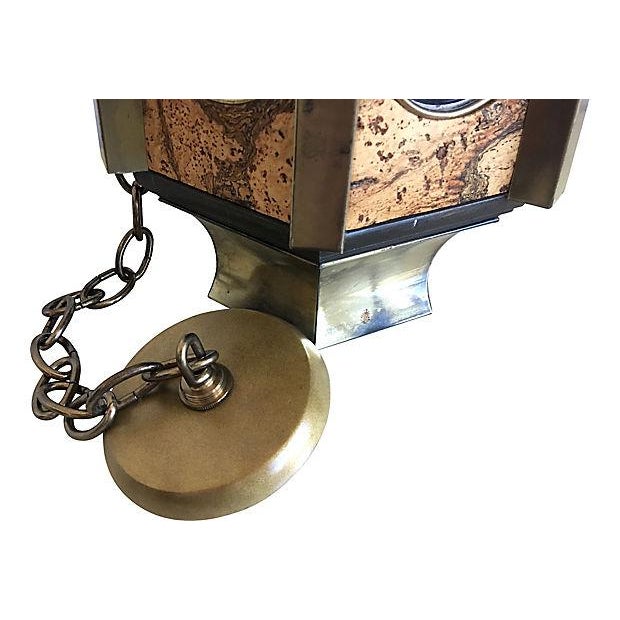 1960s Modern Organic Lantern | Chairish