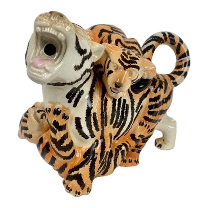 1990s Paul Cardew Endangered Animal Tea Pot | Chairish
