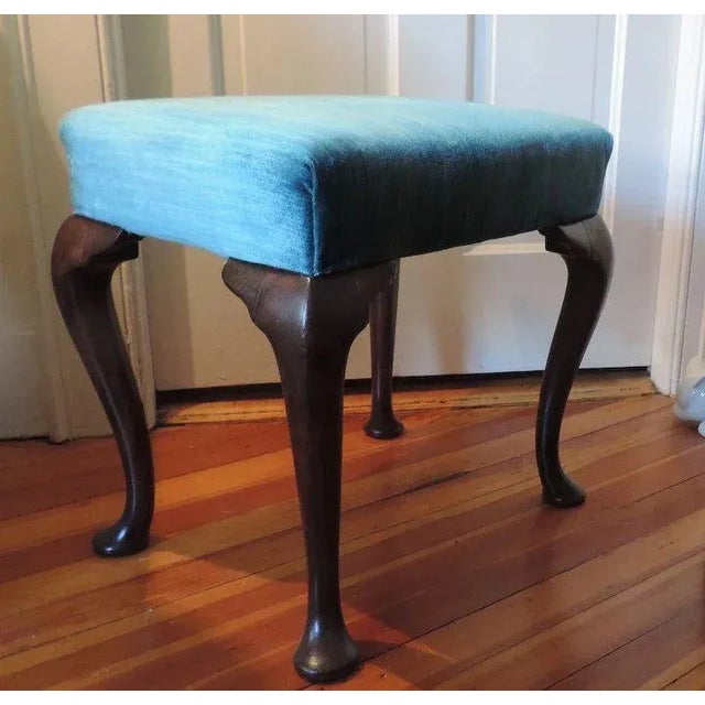 Antique 18th Century English George III Mahogany Stool | Chairish