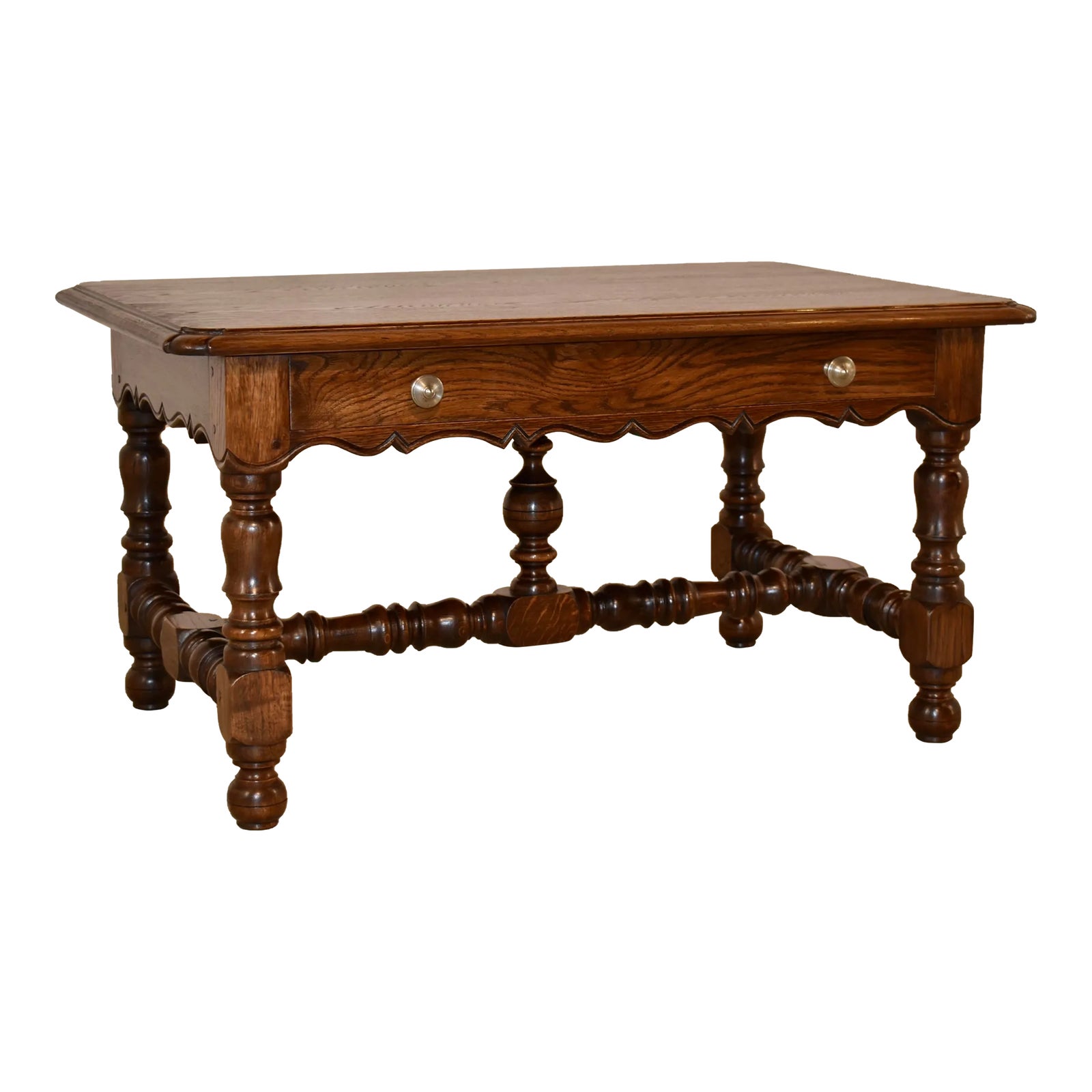 French Oak Coffee Table, Circa 1900 | Chairish