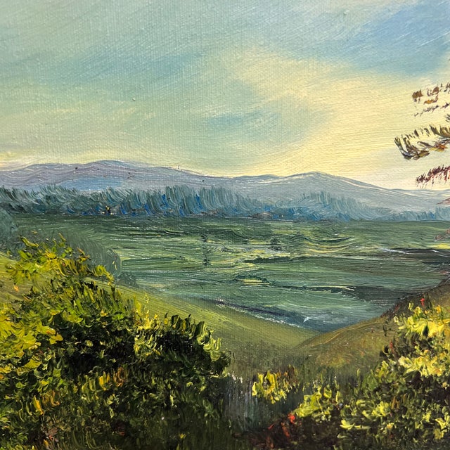 Vintage Signed Landscape Artist Phillip Cantrell Forest + Stream in ...