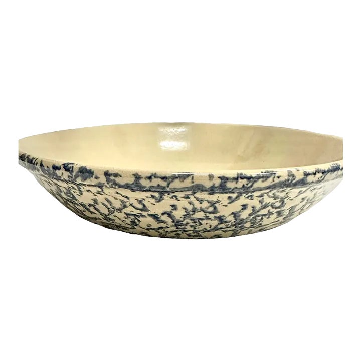 Robinson Ransbottom Sponge Ware 13” Pasta Bowl | Chairish