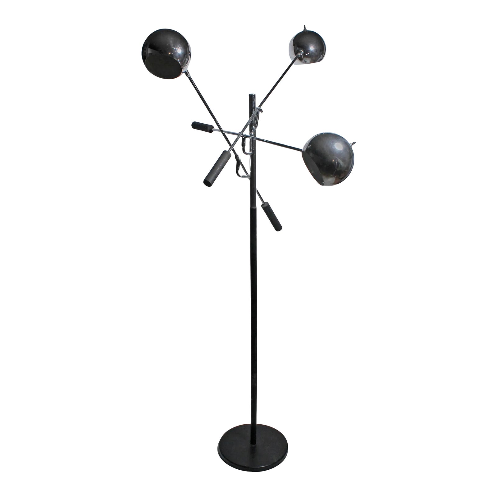VINTAGE Robert Sonneman Triennale Atomic Orbiter Floor Lamp | Chairish