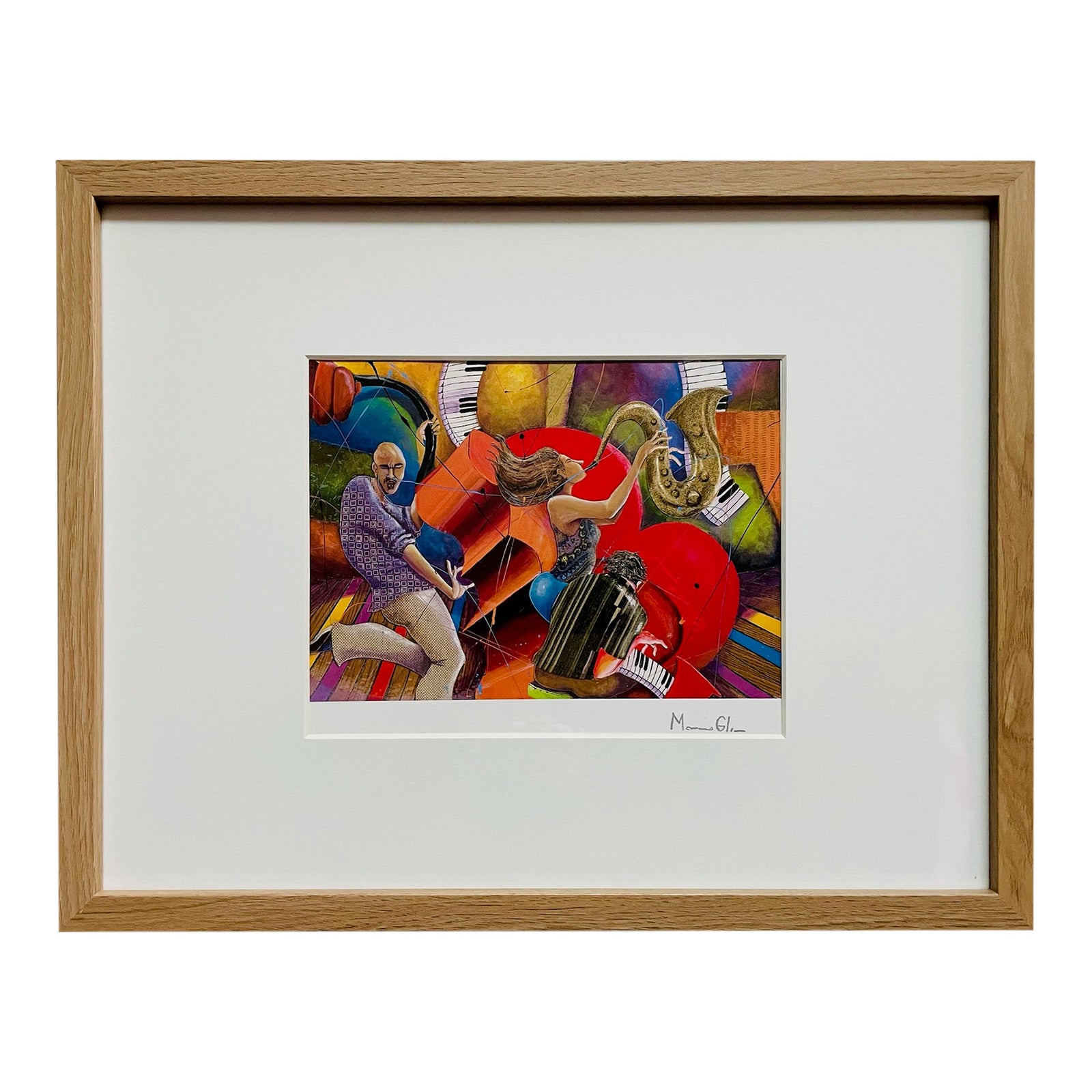 Marcus Glenn Love That Jazz Glossy Signed Serio Lithograph, Framed ...