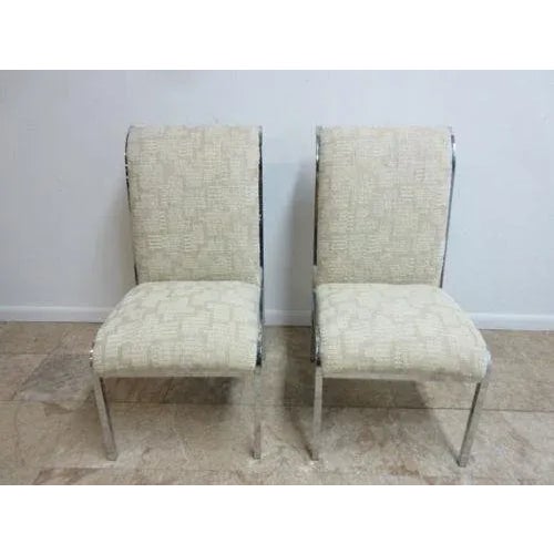 Vintage Design Institute of America Chrome Square Stock Dining Room ...