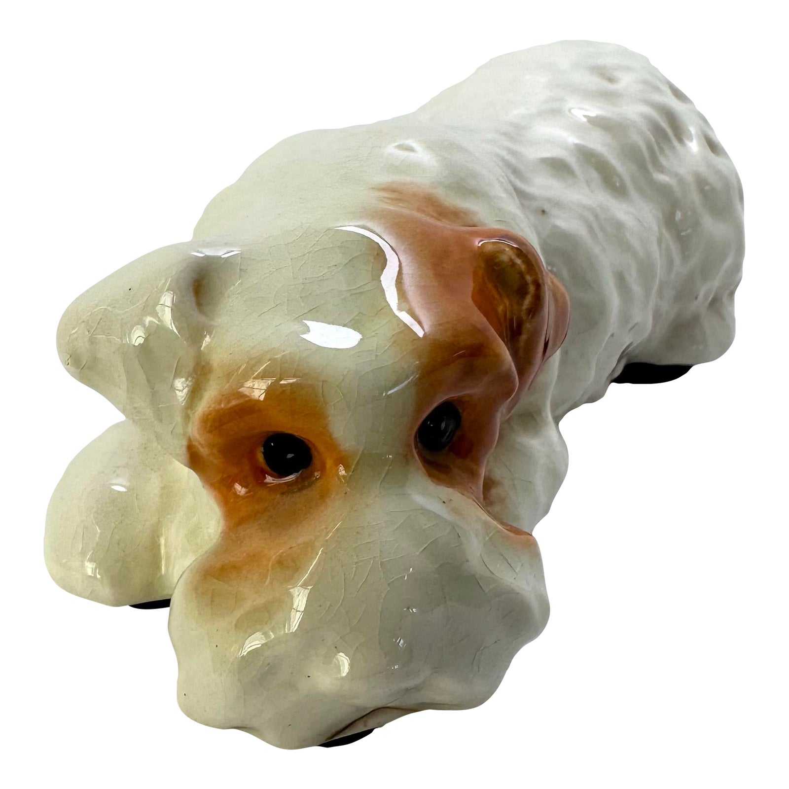Antique Beswick England Dog Figurine ~ 1061 ~ Sealyham Terrier | Chairish