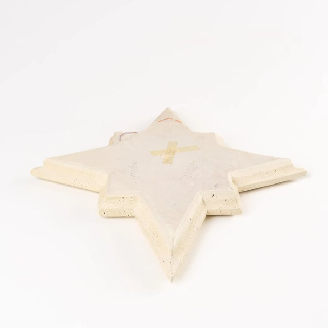 Vintage Plaster Star Wall Mirror | Chairish