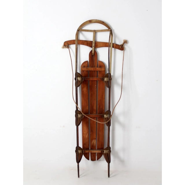 Vintage Garton Sliver Streak Sled | Chairish