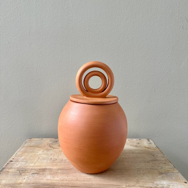 Catalonia Natural Handmade Terracotta Jar | Chairish