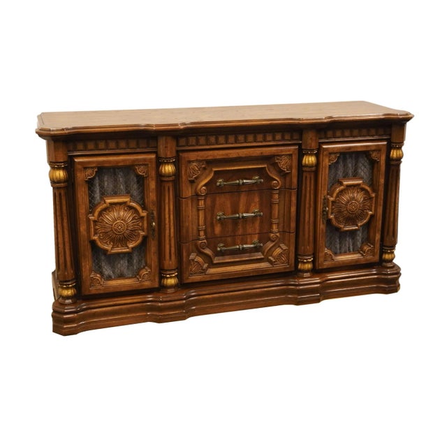 Jessup Furniture Spanish Mediterranean 62" Buffet Sideboard W. Grilled ...