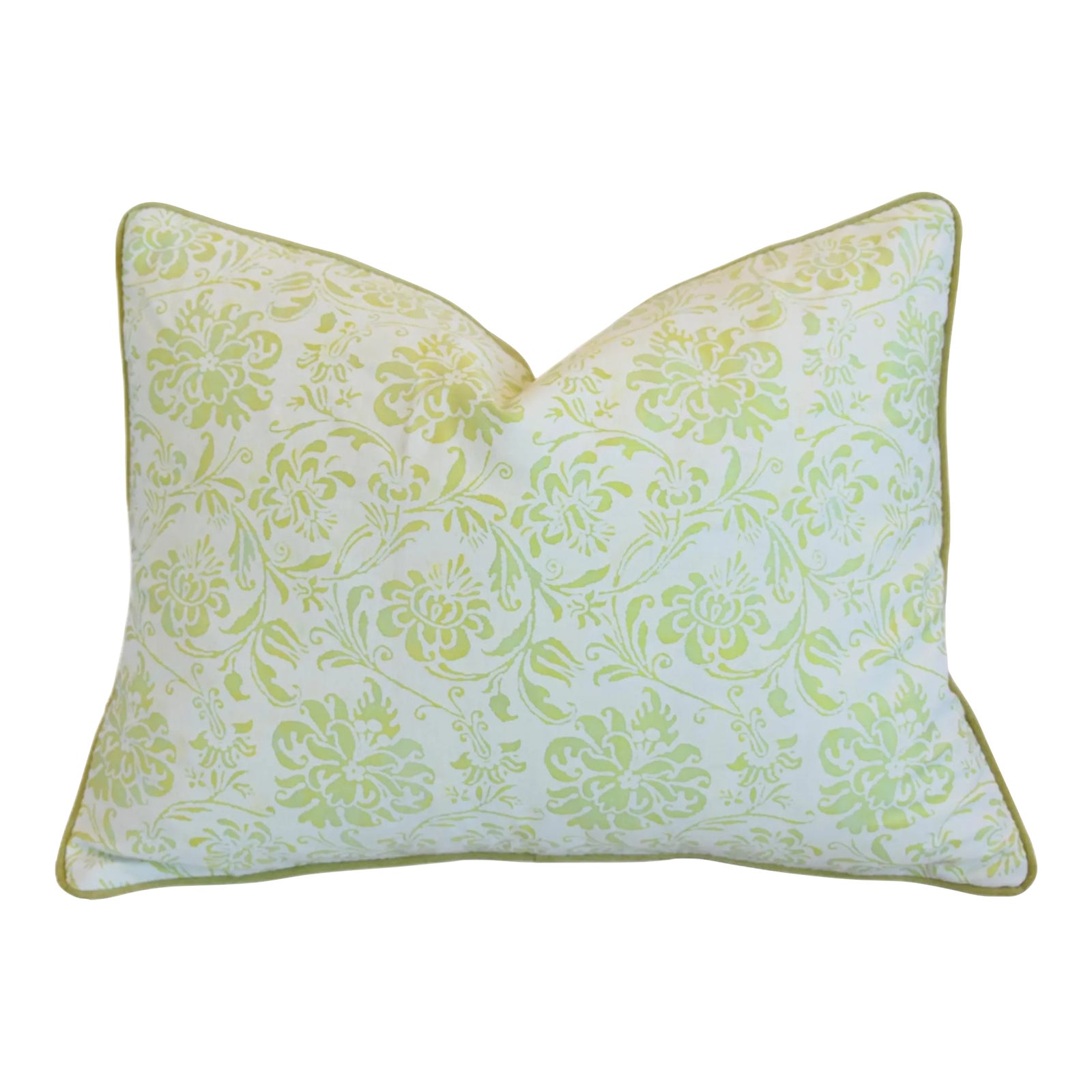 Italian Designer Mariano Fortuny Cimarosa Feather/Down Pillow 24" X 18 ...