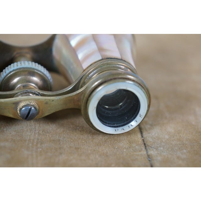 Antique Verdi Paris Brass & Mother of Pearl Opera Glasses Binoculars ...