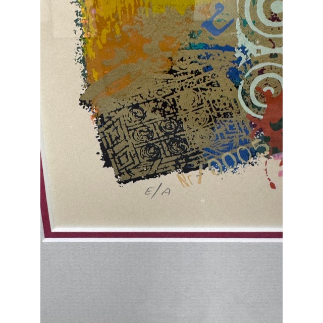 Mid Century Shraga Weil Original Screen-Print, "Archives", Signed in ...