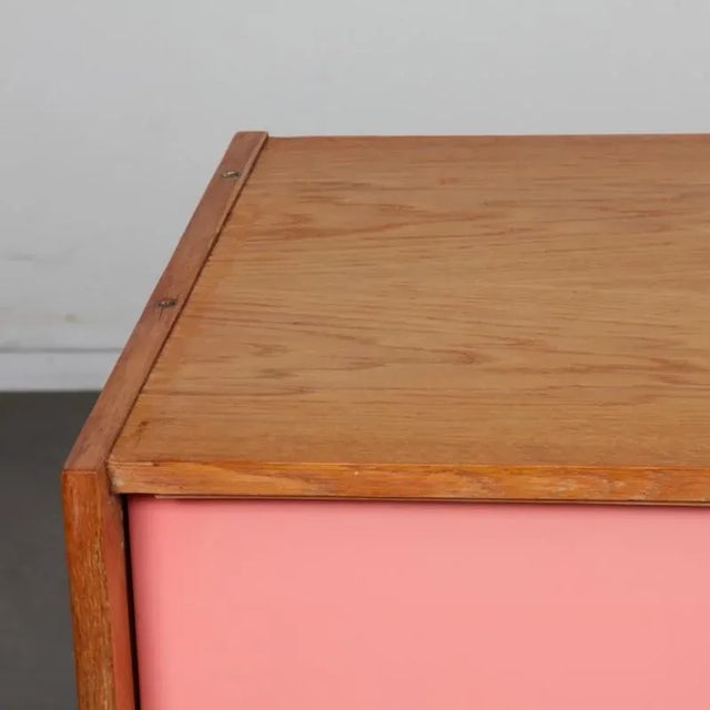 Pink and White Model U-452 Dresser by Jiri Jiroutek, 1960s | Chairish