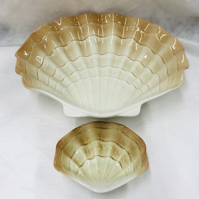 Otagiri Clam Shell Chip and Dip Set - Made in Japan | Chairish